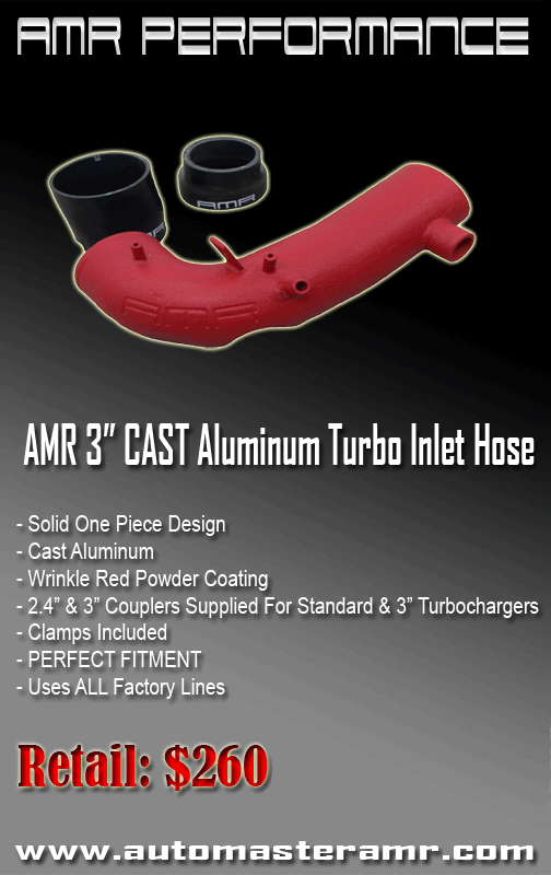 AMR 1-Piece Cast Aluminum 3" Turbo Inlet Pipe!!! - NOW AVAILABLE AND ...