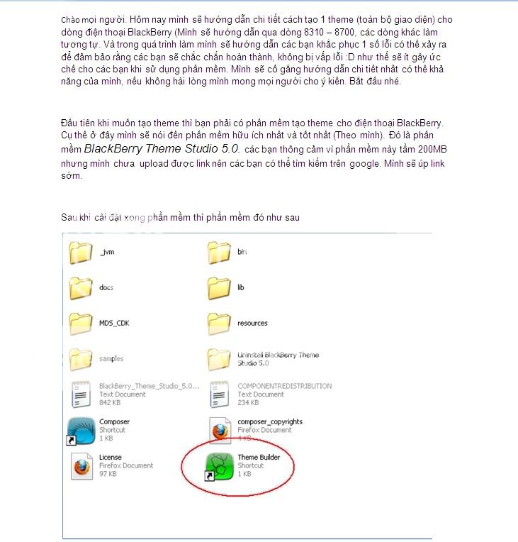 Hướng dẫn tạo theme cho BlackBerry | Viết bởi ClairDeLune00